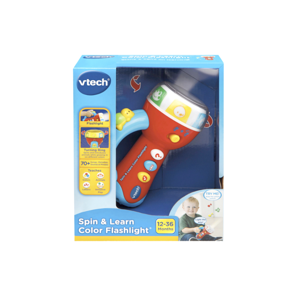 Vtech Spin & Learn Color Flashlight – The Baby Barrel | Where fun ...