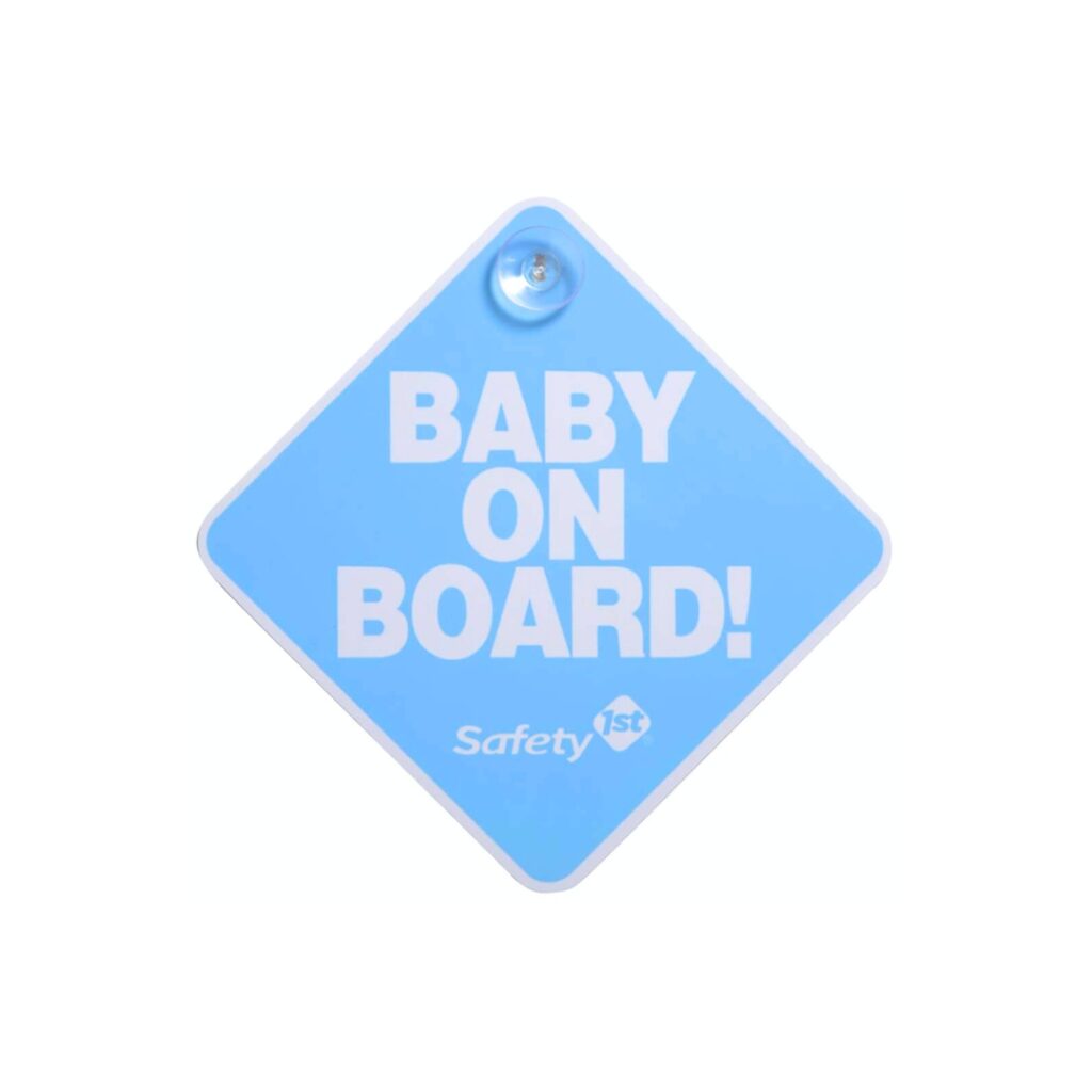 Safety 1st Baby On Board Sign – Blue – The Baby Barrel | Where fun ...