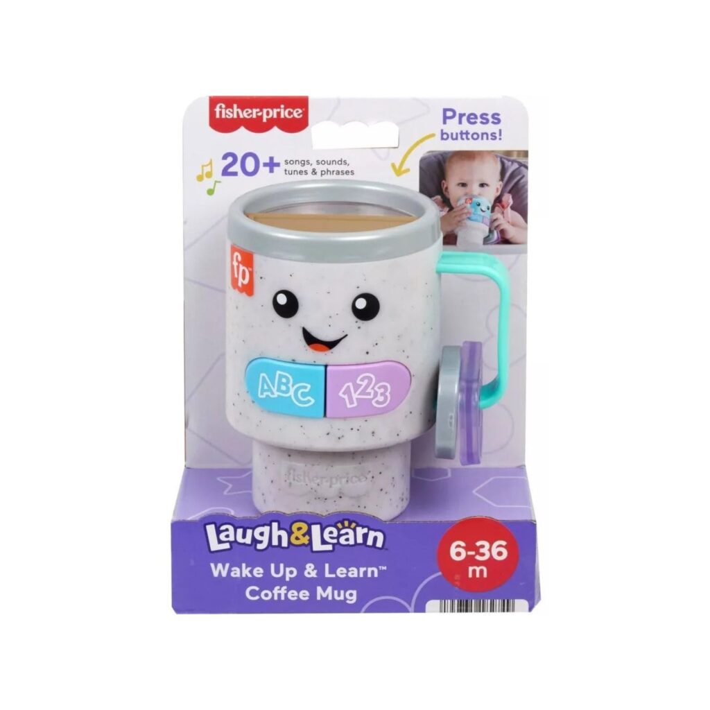 Fisher-Price Laugh & Learn Wake Up & Learn Coffee Mug – The Baby Barrel ...