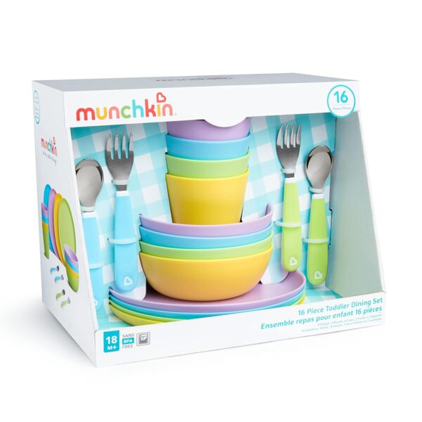 Munchkin Toddler Feeding Set – 16pc – The Baby Barrel | Where fun ...