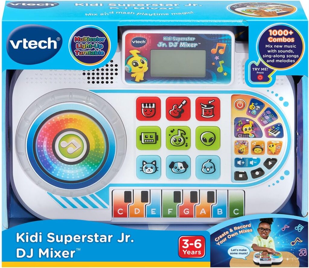 Vtech Kiddi Superstar JR DJ Mixer – The Baby Barrel | Where fun & style ...